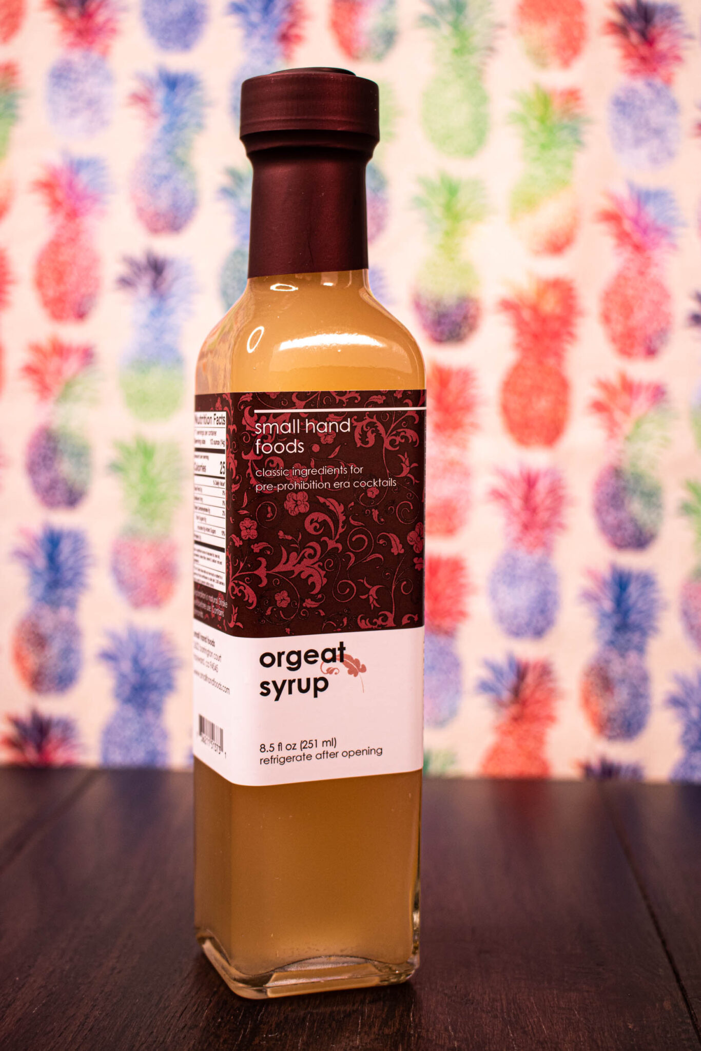 Small Hand Foods Orgeat Syrup - First Pour Cocktails